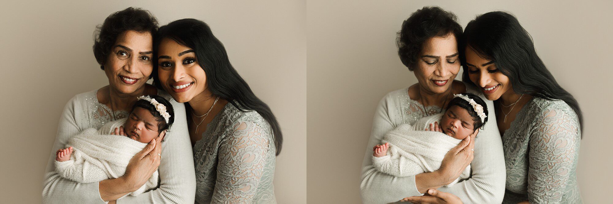 New Born Indian Baby With Mom